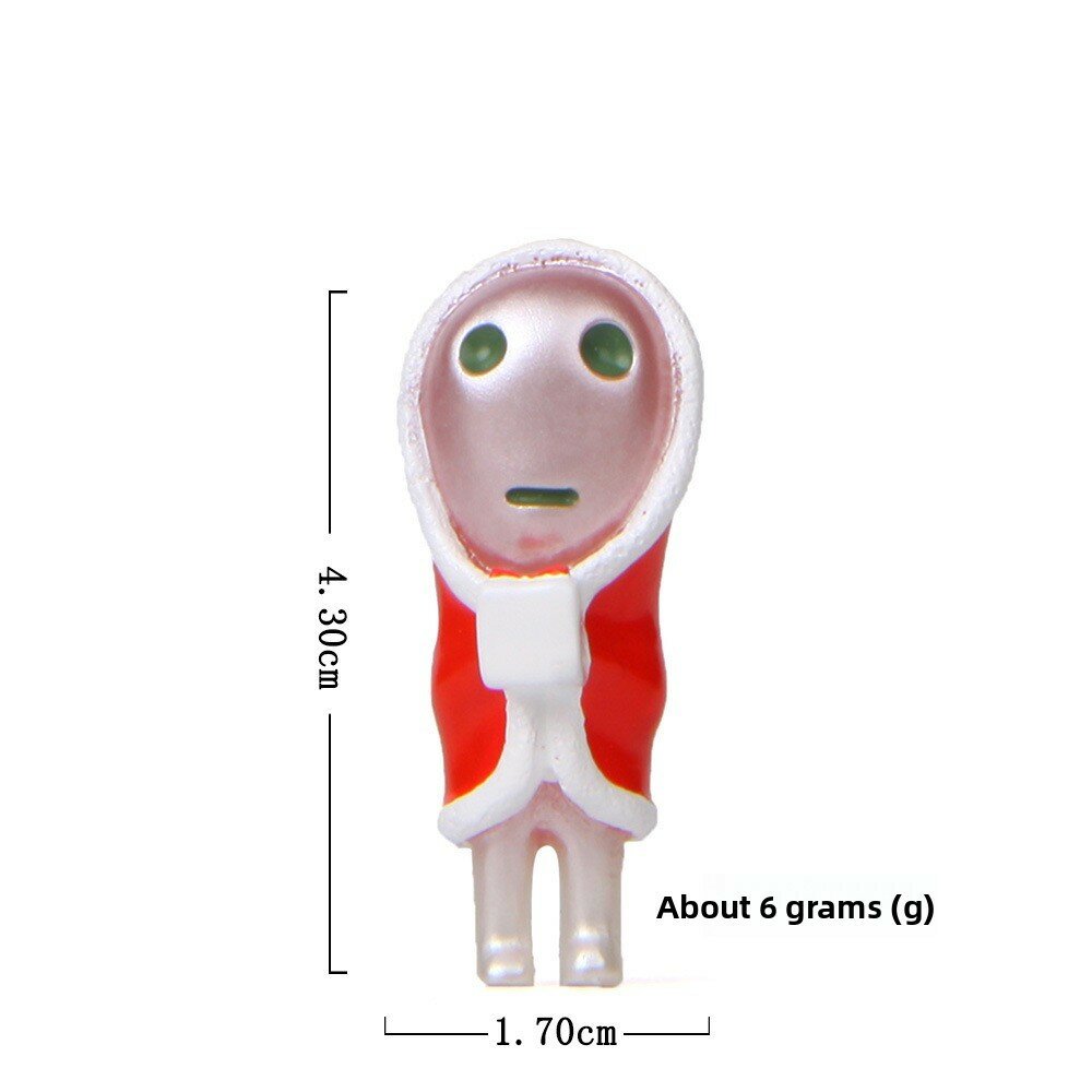 Статуя из смолы праздничный эль санта клаус с забавным дизайном для сезонного декора и подарков на особые случаи рождество эль