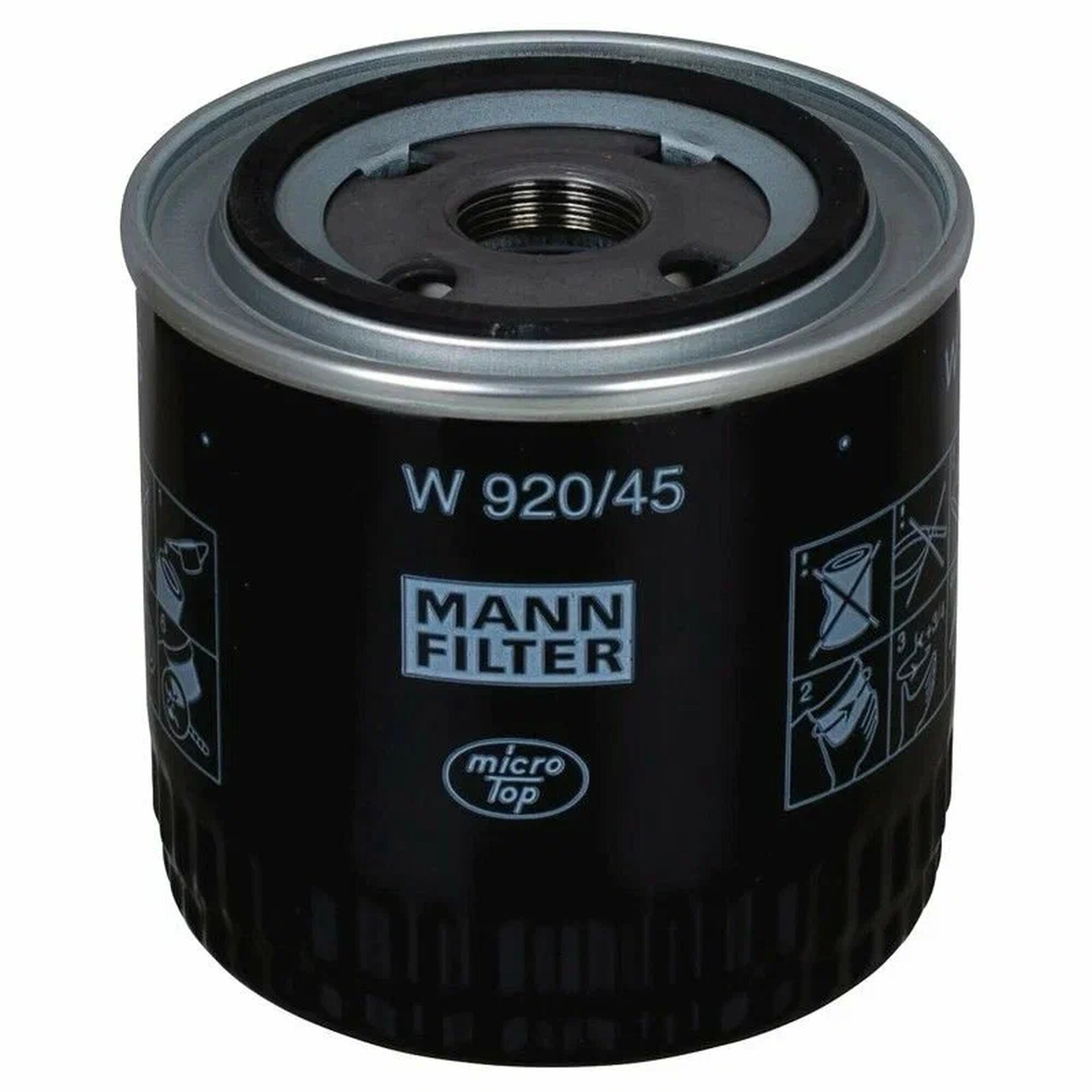 Фильтр масляный MANN-FILTER W92045, для широкого модельного ряда автомобилей