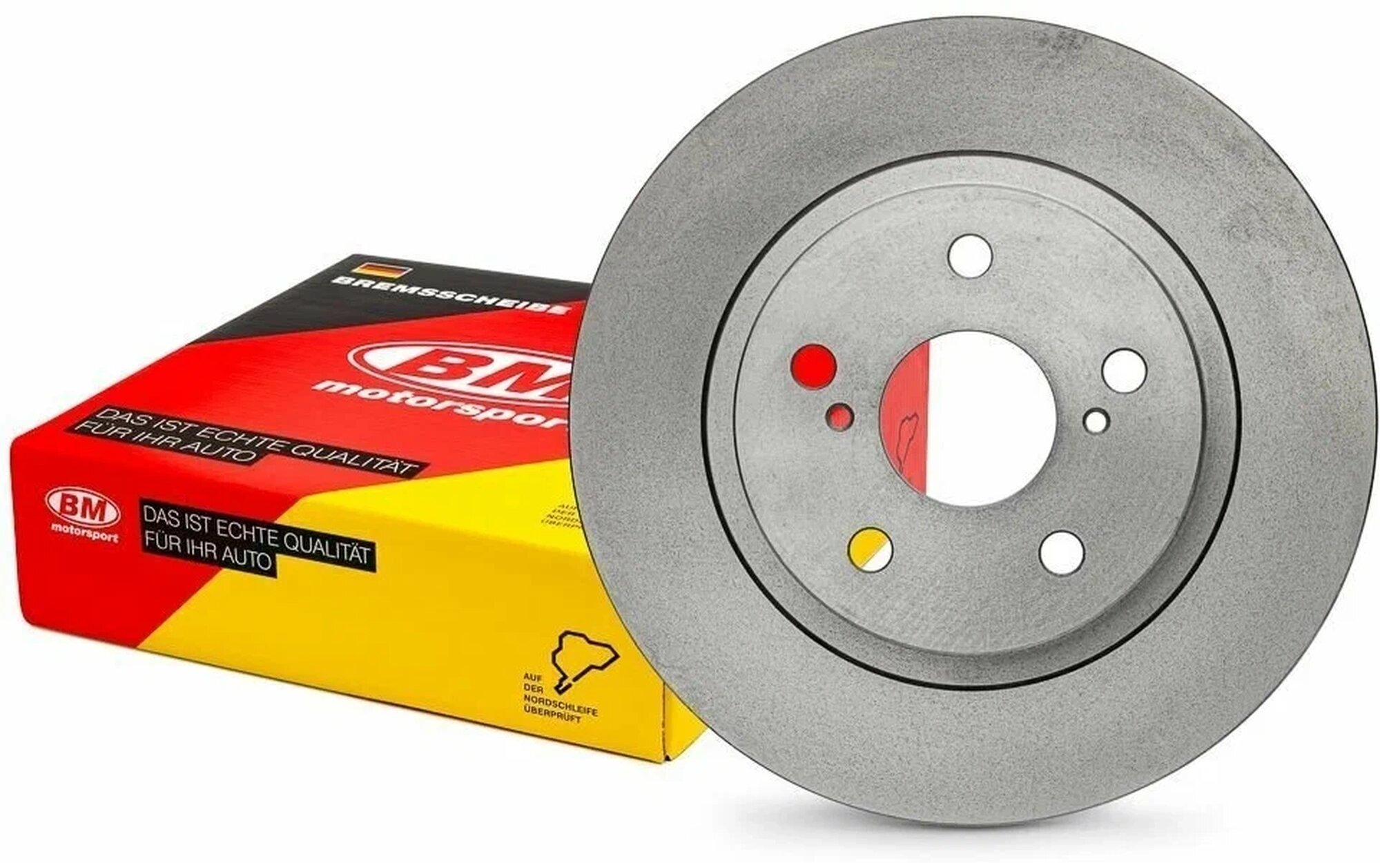 Тормозной диск Bm-Motorsport BD5303, задний, для Toyota и Opel, серебристый