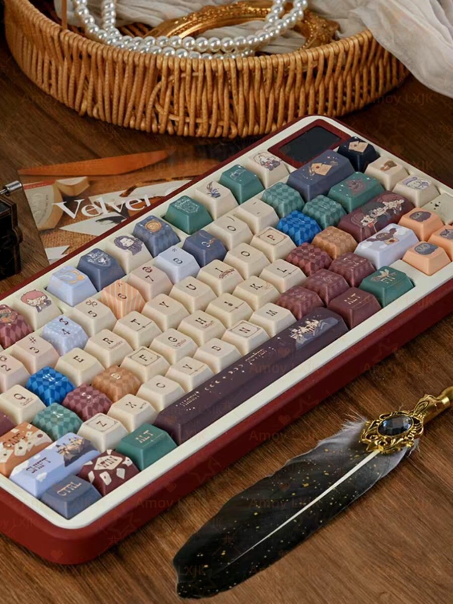 Кейкапы для механической клавиатуры PBT клавиши, стиль <Волшебный тур Гарри Поттера>