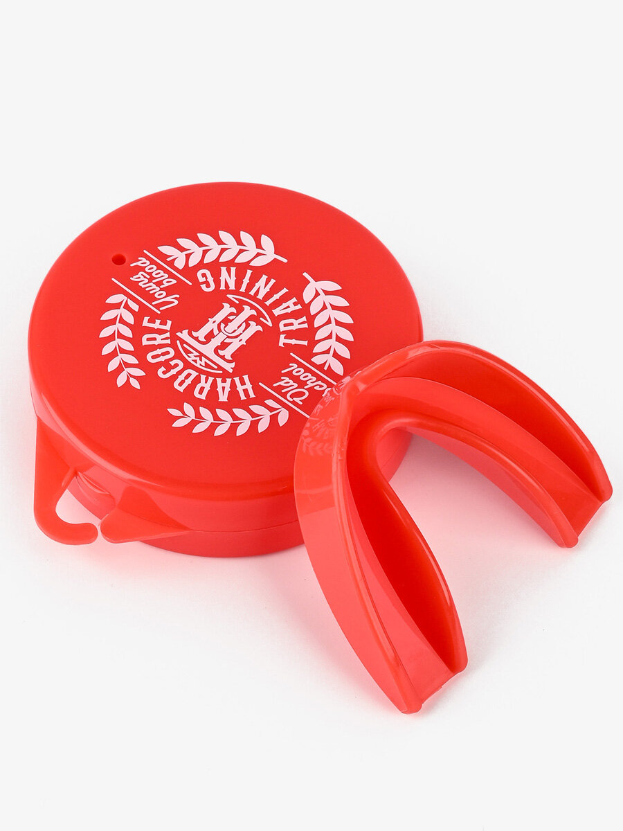 Боксерская капа Hardcore Training Base Red для бокса и единоборств