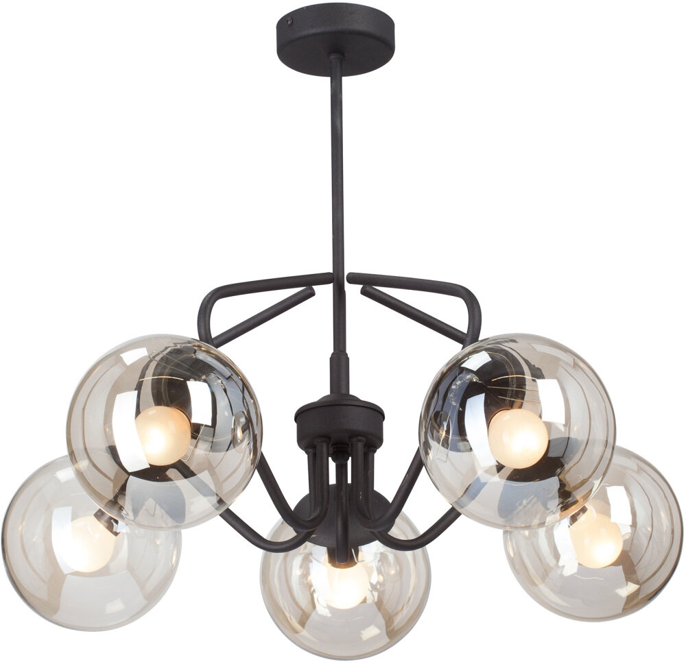 Люстра, потолочный светильник, Vitaluce V4715-1/5PL На штанге, стиль: Модерн, E14