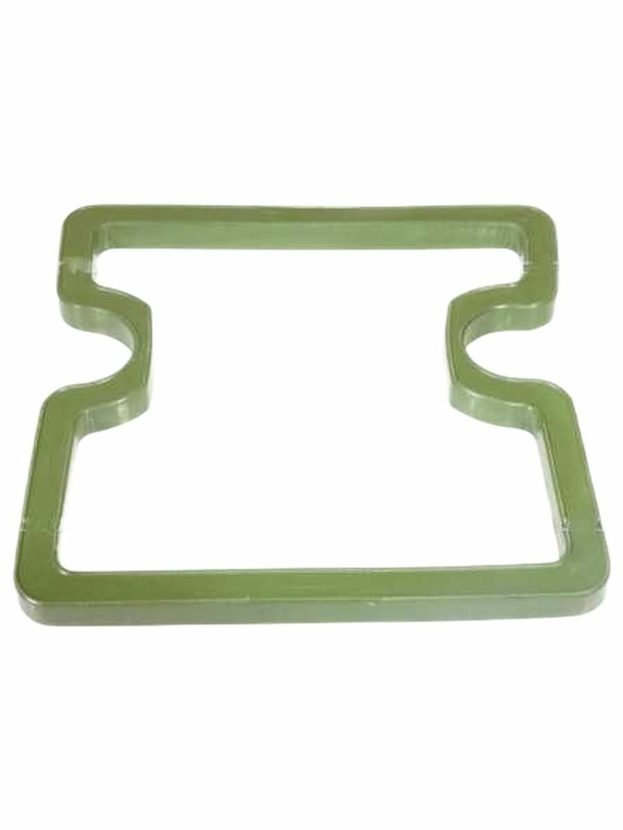 Прокладка клапанной крышки КАМАЗ Евро (зеленая) силикон "PLANTAGO", 1 шт.