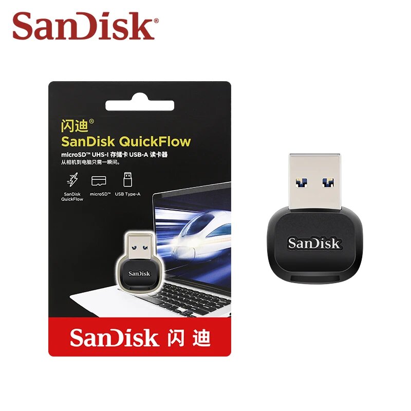 Картридер SanDisk B731 QuickFlow для microSD карт