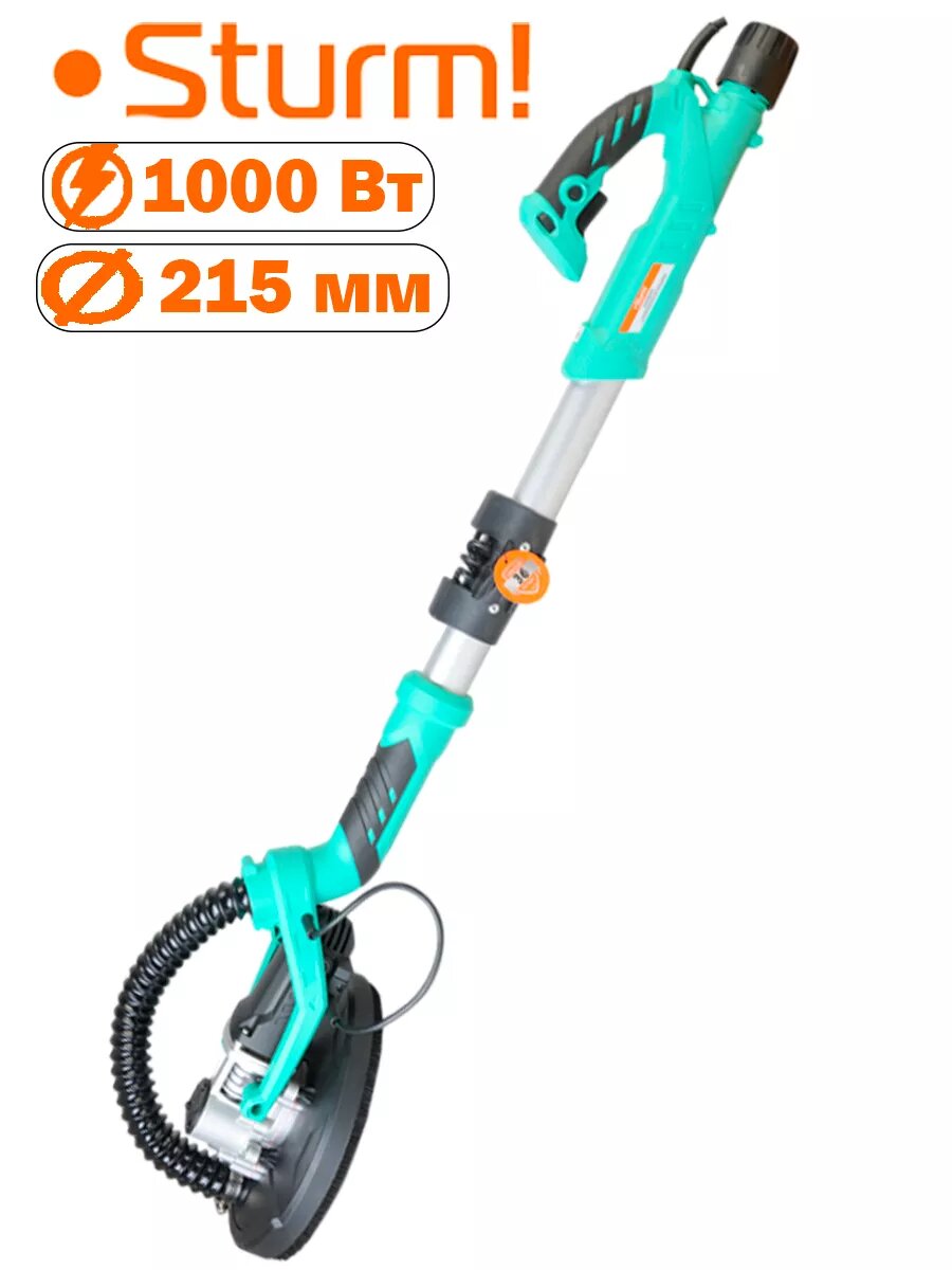 Шлифовальная машина Sturm! DWS6011, для стен и потолков, регулировка оборотов, 1000 Вт