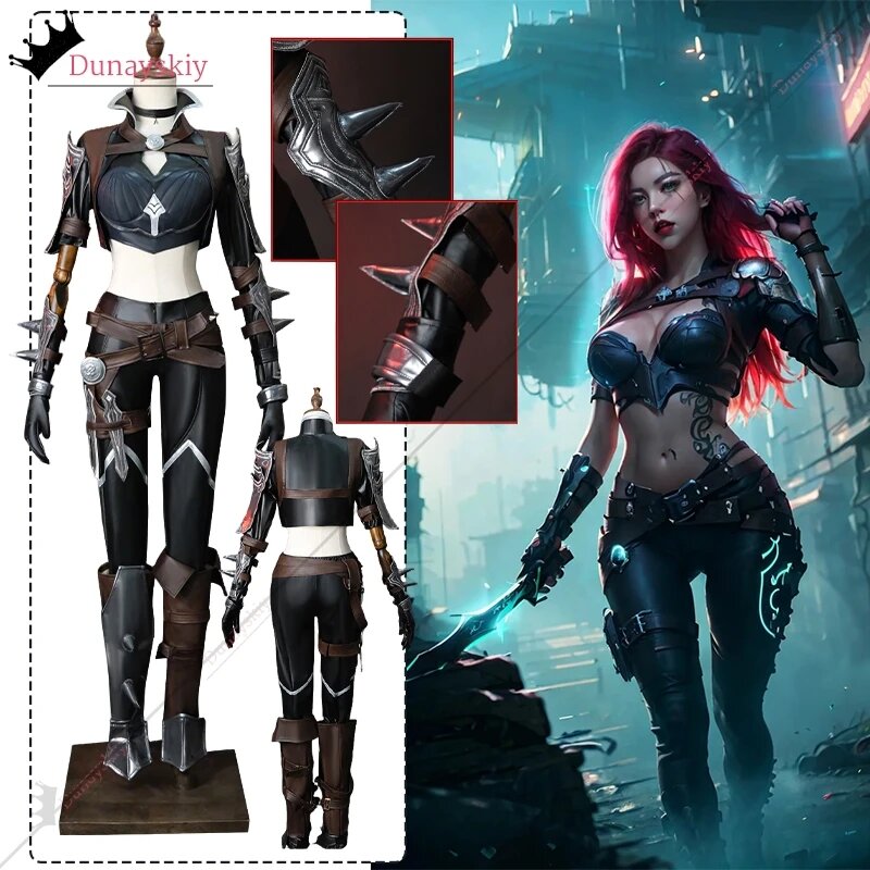 LOL the Sinister Blade Katarina Косплей костюм XL, C1