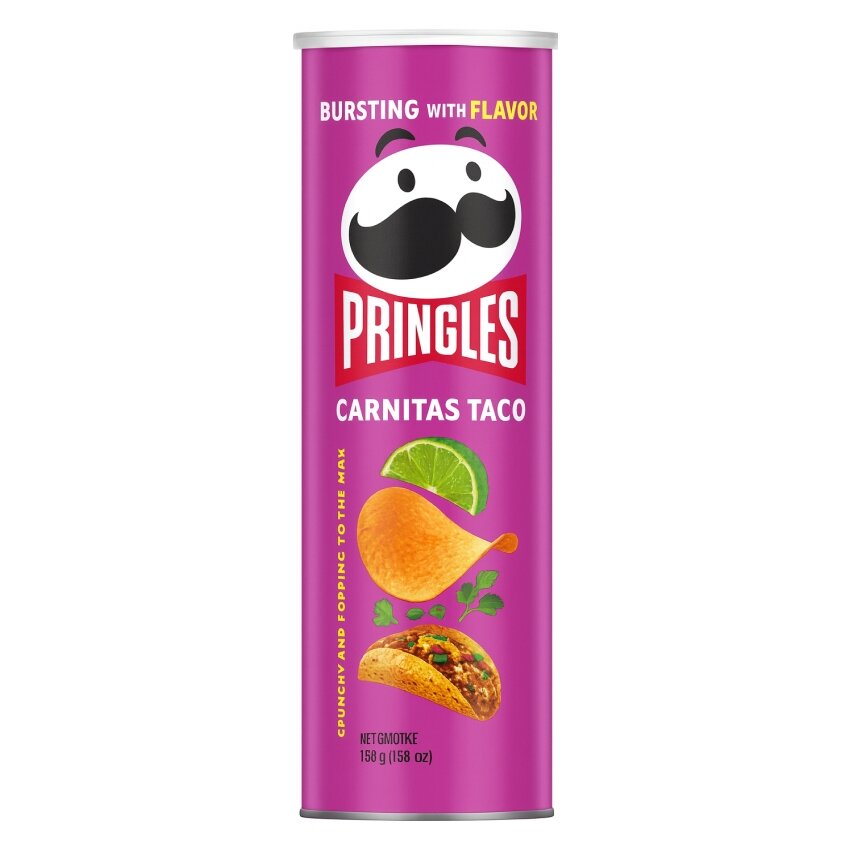 Pringles Carnitas Taco Чипсы Тако с мясом 158гр