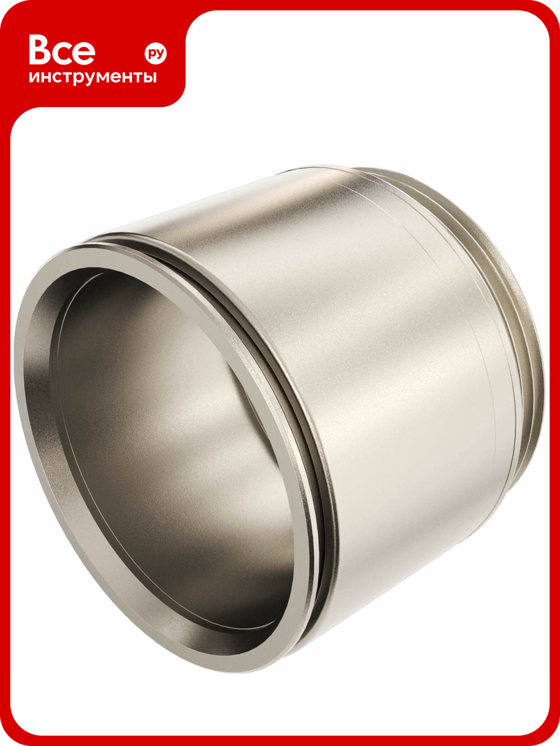 Муфта DKC труба-коробка, диаметр 63 мм, IP66/IP67, М63х1,5, никелированная латунь