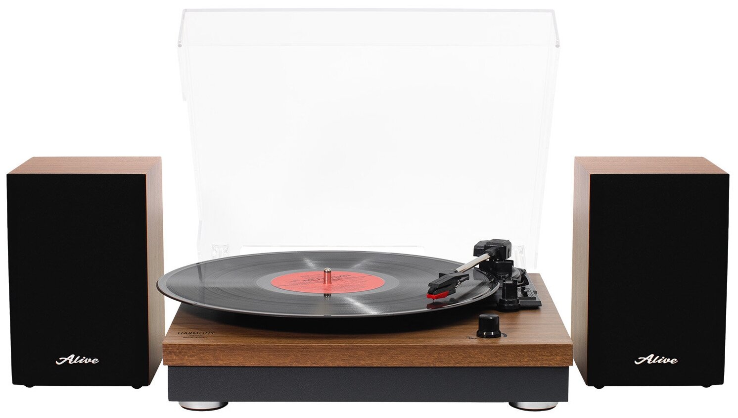 Виниловый проигрыватель Alive Audio Harmony c Bluetooth и комплект динамиков