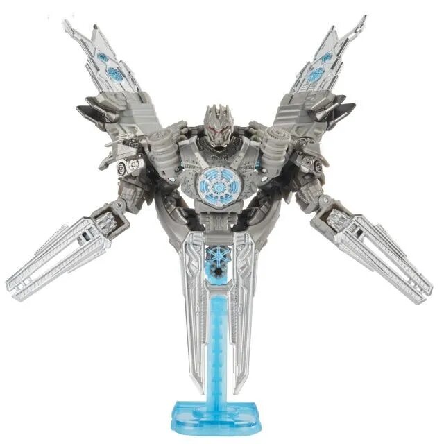 Трансформер Hasbro Transformers Studio Series Soundwave 62, серебристый, голубой, светло-серый, ABS пластик, 11.5 см — фото 1