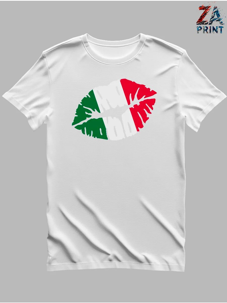 Футболка поцелуй Италия