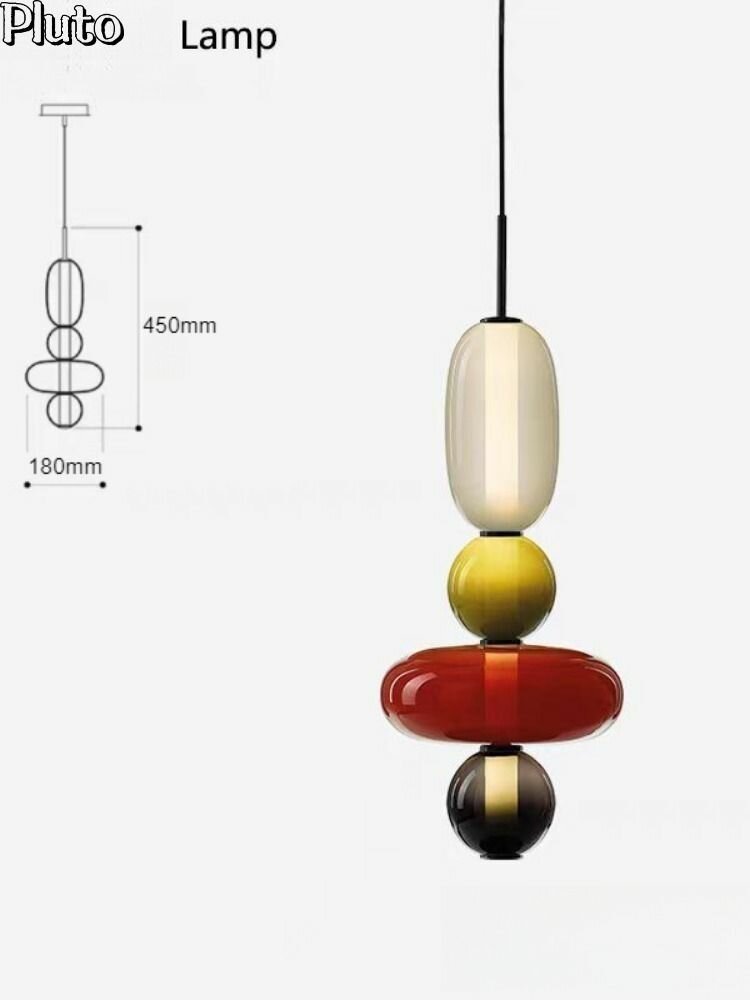 Люстра из витражного стекла