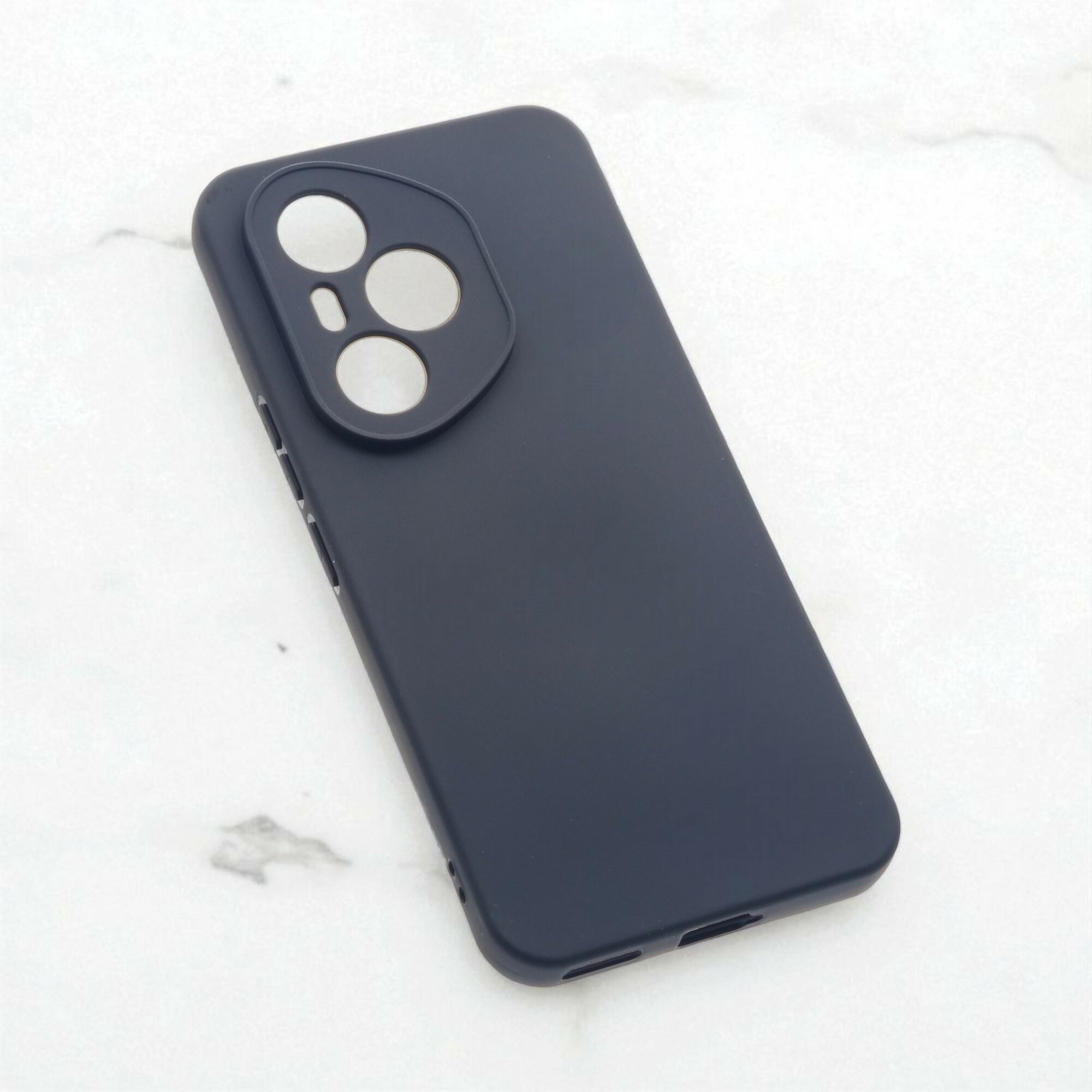 Силиконовый чехол TPU Case матовый для Huawei Honor 400 Pro черный