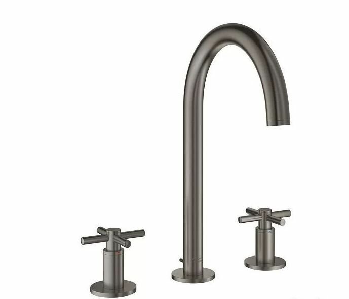 Смеситель для раковины Grohe Atrio New 20008AL3, темный графит, матовый