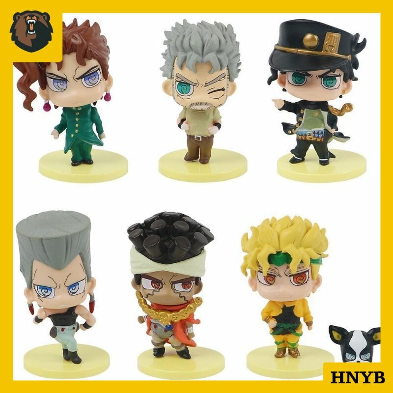 Фигурок Невероятное приключение ДжоДжо / JoJo's Bizarre Adventure Stardust Crusaders 7шт (8 cm) Подарки для болельщиков