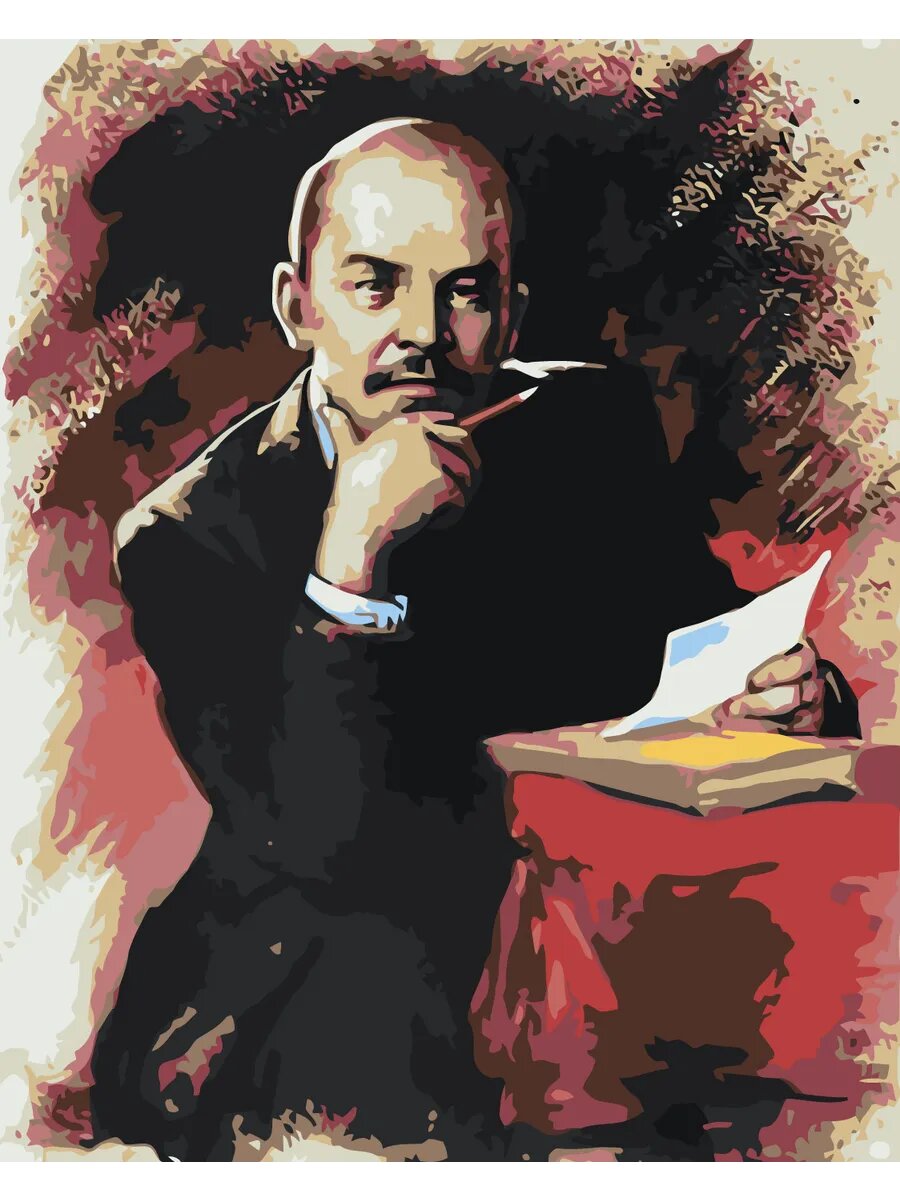 Картина по номерам Ленин Революционер СССР