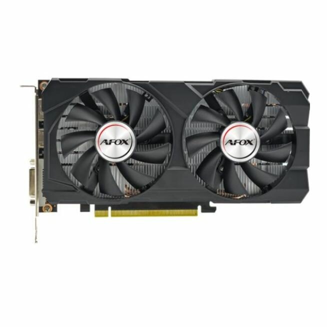 Видеокарта AFOX GeForce GTX 1660 Ti 6144Mb ATX DUAL FAN (AF1660TI-6144D6H4) - 6 ГБ, GDDR6, 192 бит, DisplayPort, DVI, HDMI, GPU 1500 МГц