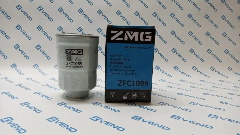 Фильтр топливный ZMG "ZFC1089", для Komatsu, Bosch, Mitsubishi, Hyundai, Doosan, Manitou, Isuzu