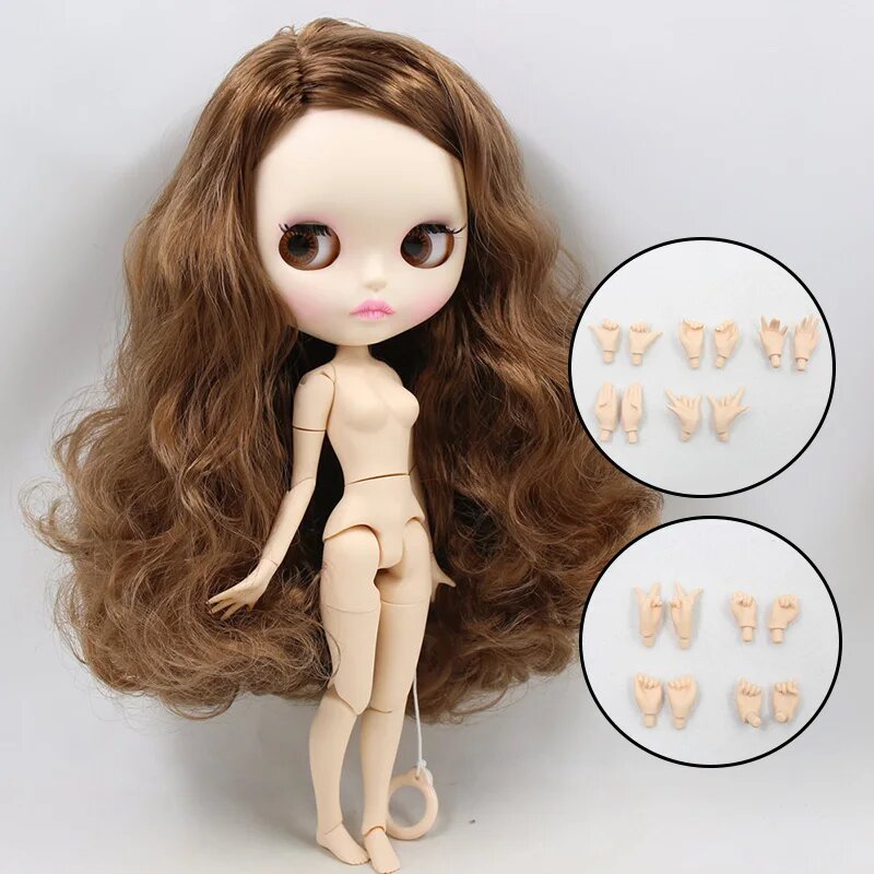 Кукла блайз ICY DBS 1/6 с резными губами, матовое лицо, шарнирное тело, шарнирная кукла ob24, аниме-девушка