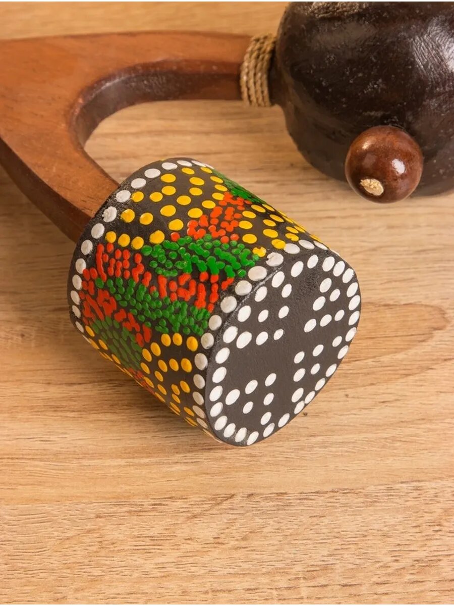 Двойные маракасы из натуральных материалов