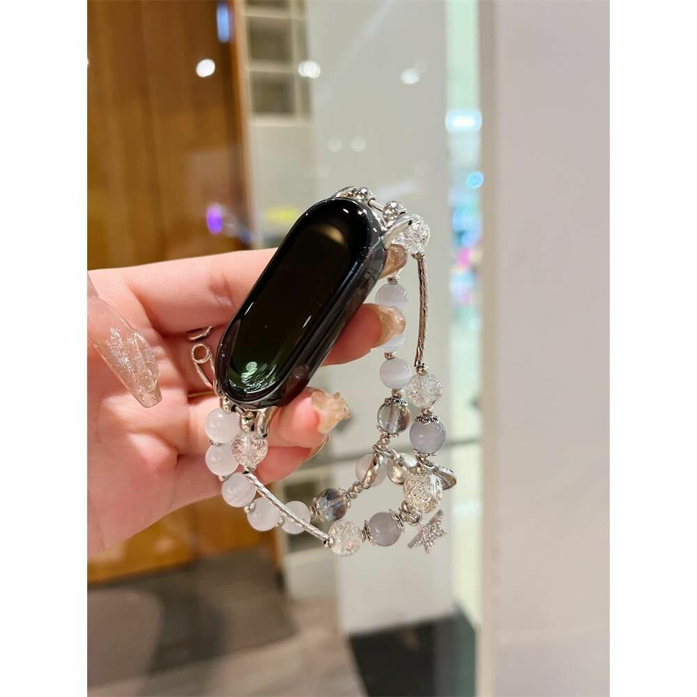 Нефритовый Браслет Ремешок Для Часов Из Нержавеющей Стали, Подходит Для Xiaomi Mi Band 7PRO