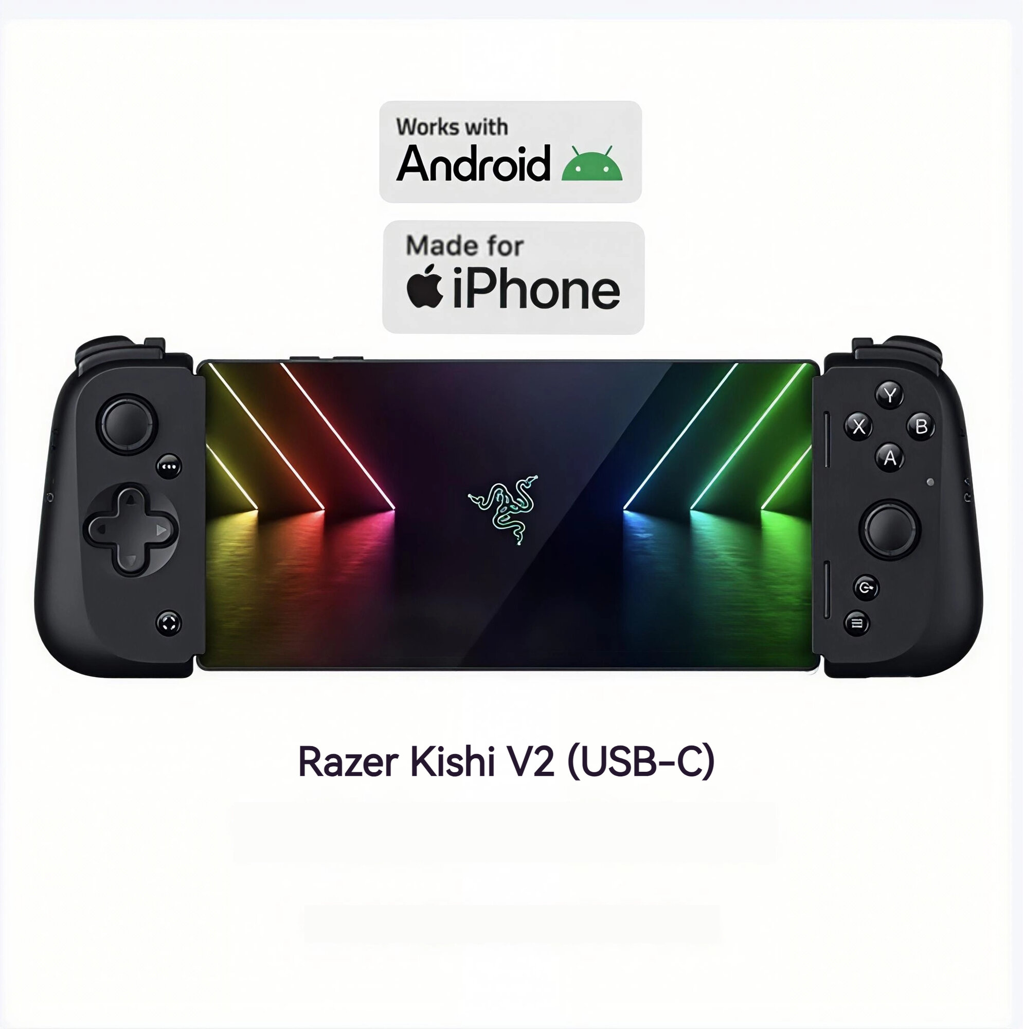 Игровой контроллер Razer Kishi V2, подходящий для мобильных телефонов Android и Apple
