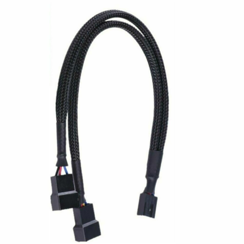 10 Упаковок 4-Контактного кабеля с ШИМ-соединением для корпуса компьютера с двумя ШИМ-соединениями, Y-Образный Кабель-Разветвитель Питания Вентилятора