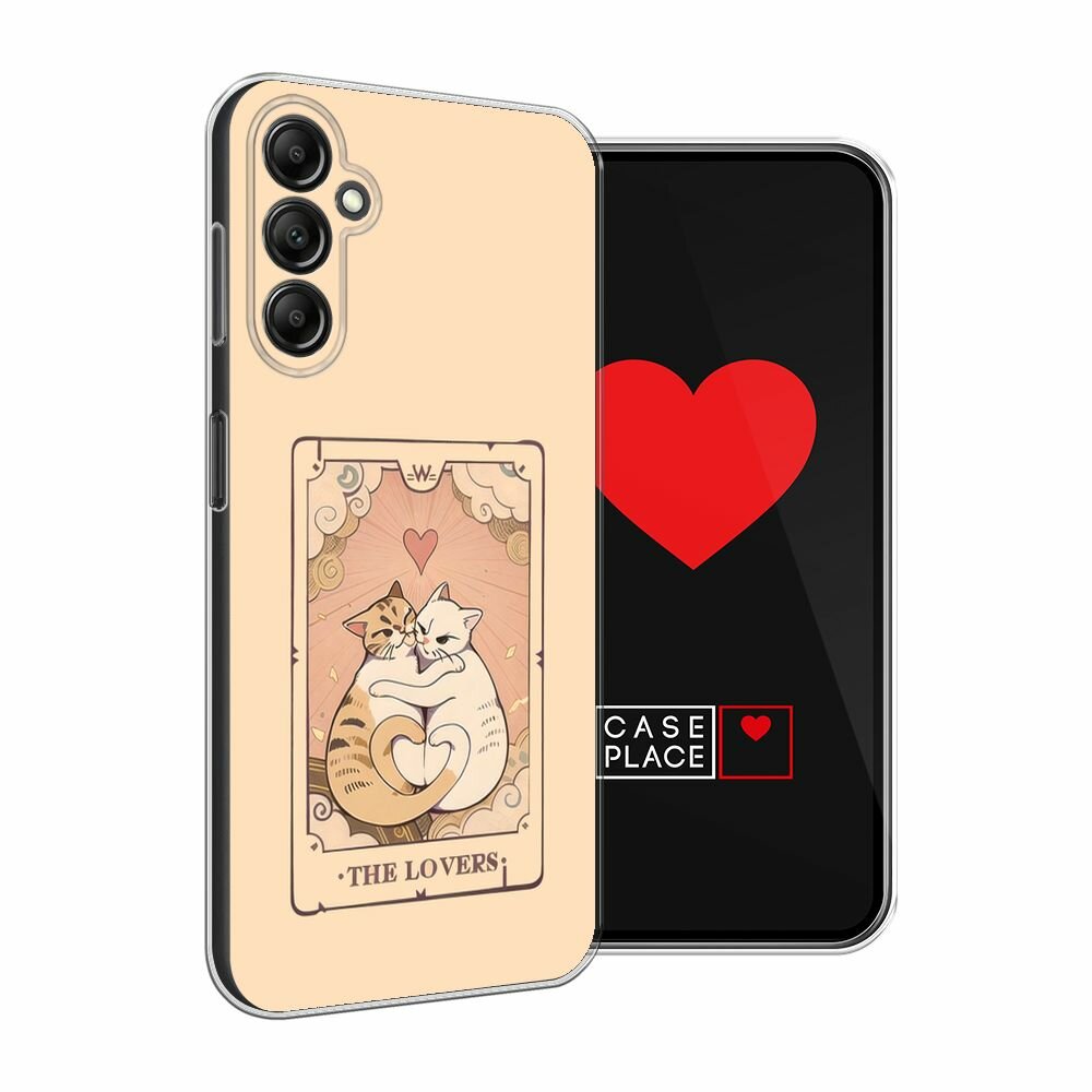 Чехол на Samsung Galaxy A15 / Самсунг А15 с принтом "The lovers cats 1 - 14 февраля" — фото 1