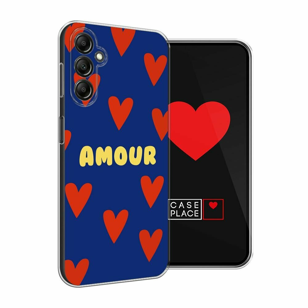 Чехол на Samsung Galaxy A15 / Самсунг А15 с принтом "Amour art - 14 февраля" — фото 1