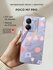 Чехол на Poco M7 Pro / Поко М7 Про с принтом "Lucky flowers", прозрачный