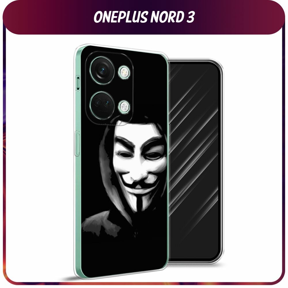 Чехол на OnePlus Nord 3 / ВанПлюс Норд 3 с принтом "Анонимус"