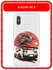 Чехол на Xiaomi Mi 8 / Сяоми Ми 8 с принтом "Car and dragon", прозрачный