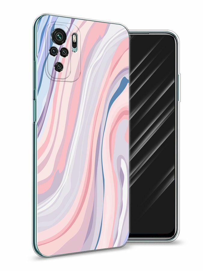 Чехол на Xiaomi Redmi Note 10/Note 10S/Poco M5s / Сяоми Редми Нот 10/Нот 10S/Поко M5s с принтом Слои краски
