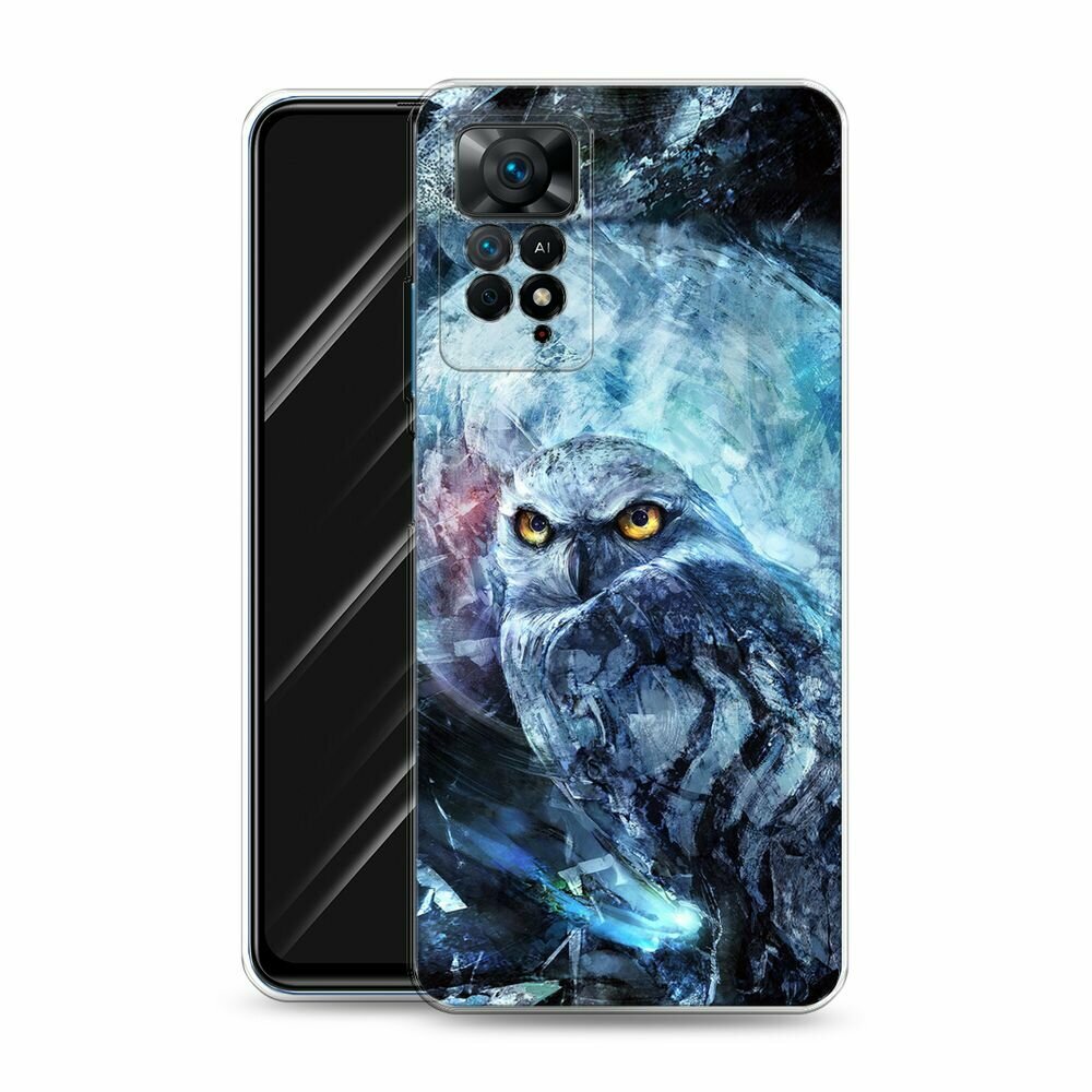 Чехол на Xiaomi Redmi Note 11E Pro / Сяоми Редми Нот 11E Pro Про с принтом "Сова арт 8" — фото 1