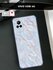 Чехол на Vivo V21e 4G / Виво V21e 4G с принтом "Сиреневый мрамор"