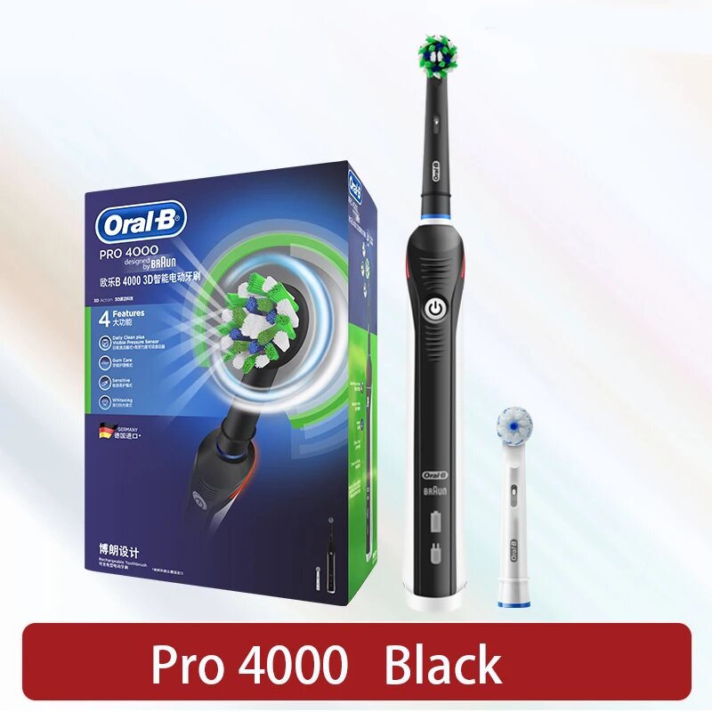 Oral-B Pro 4000 Black электрическая зубная щетка