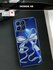 Чехол на Honor X8 / Хуавей X8 с принтом "Полосатый голубой бант 2"