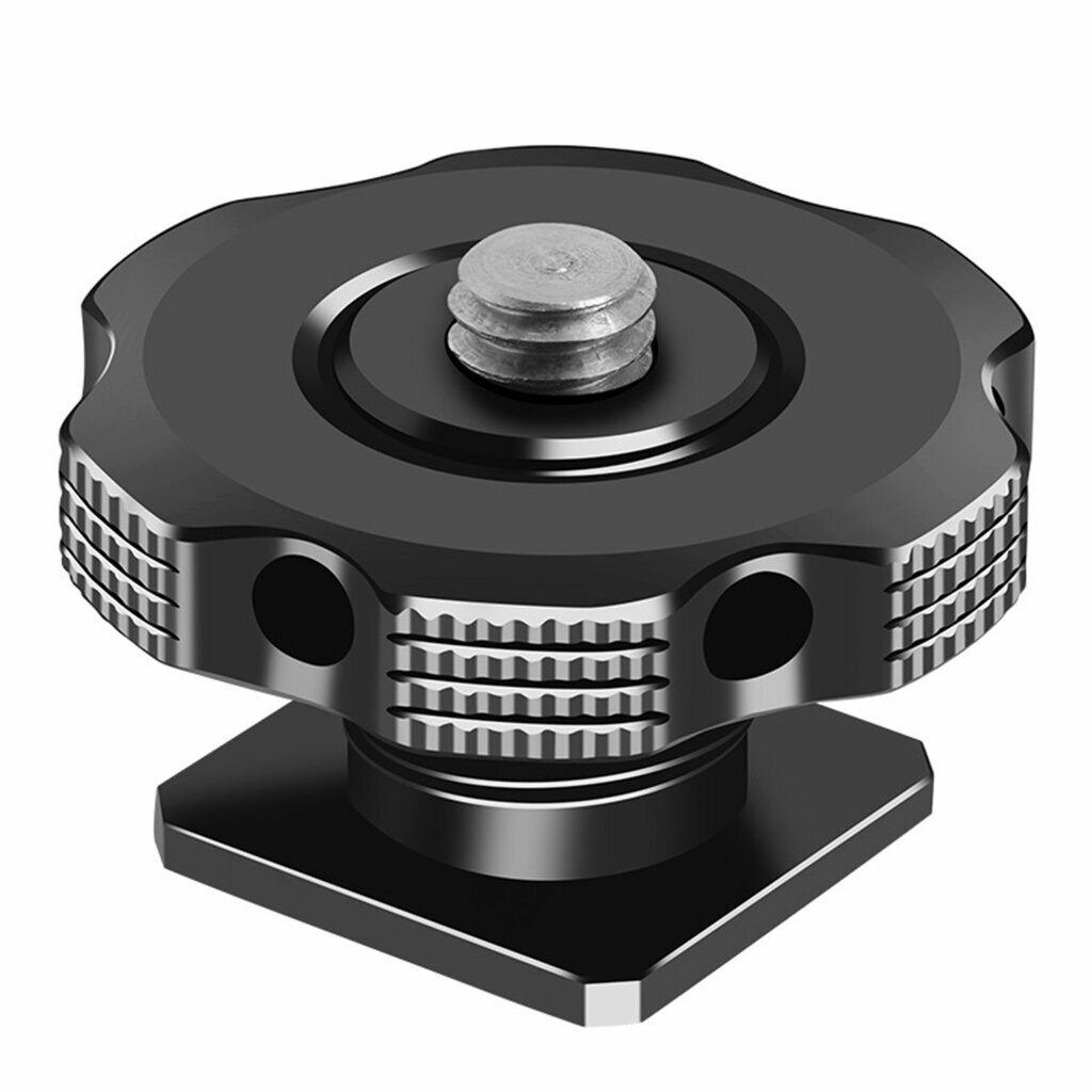Адаптер для крепления холодного башмака камеры 1/4 "Винтовой адаптер для штатива с мигающим башмаком