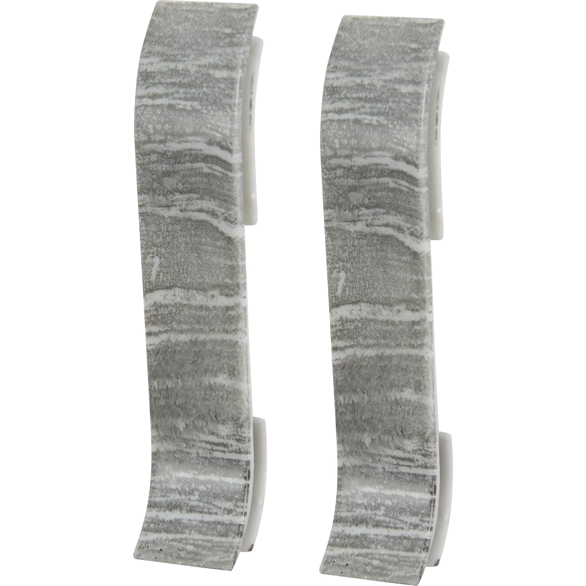 Дуб Горный Соединитель для плинтуса, высота 62 мм, набор 2 шт, крепление и соединение