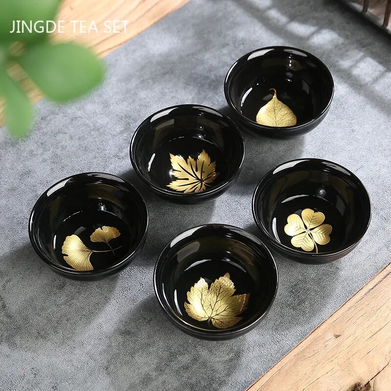 Керамическая чайная чашка JINGDE TEA SET, B, 8.5x4.5cm 110ml