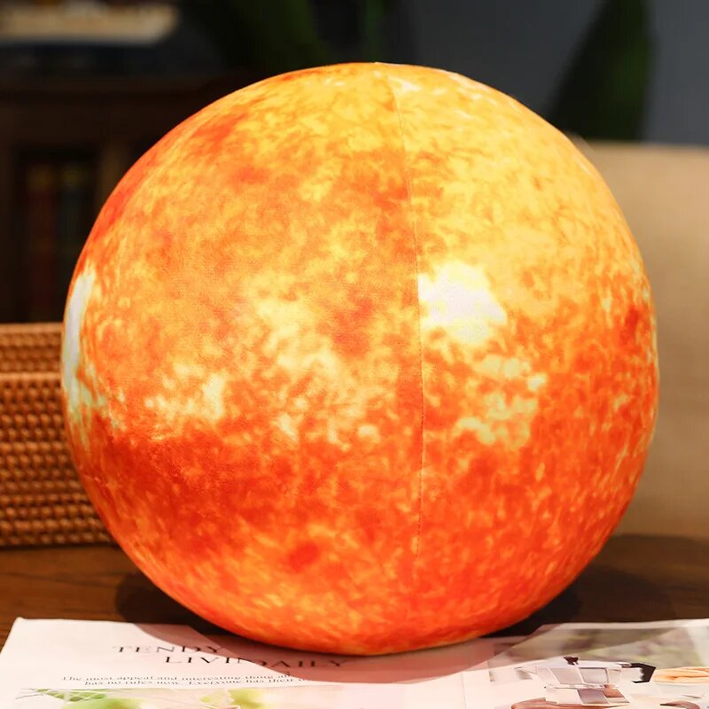 GDzaccly Плюшевая игрушка Солнечная система Оранжевый, Sun, about 25-27cm
