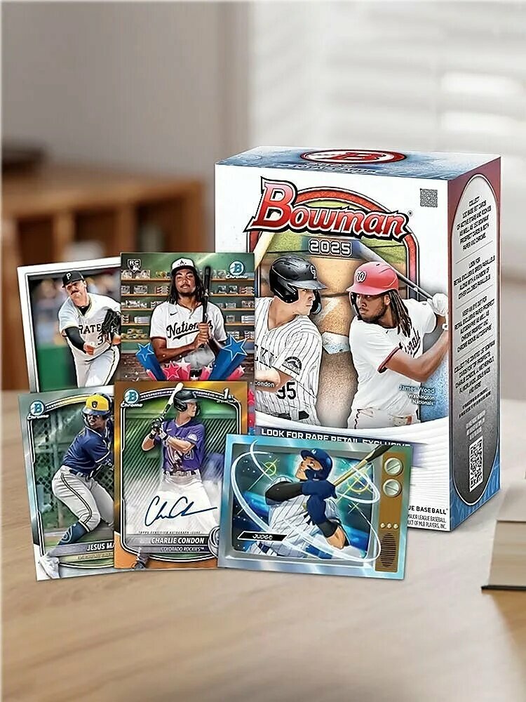 Набор бейсбольных карт Bowman Baseball 2025, 72 шт, коллекционные, 5x15 см