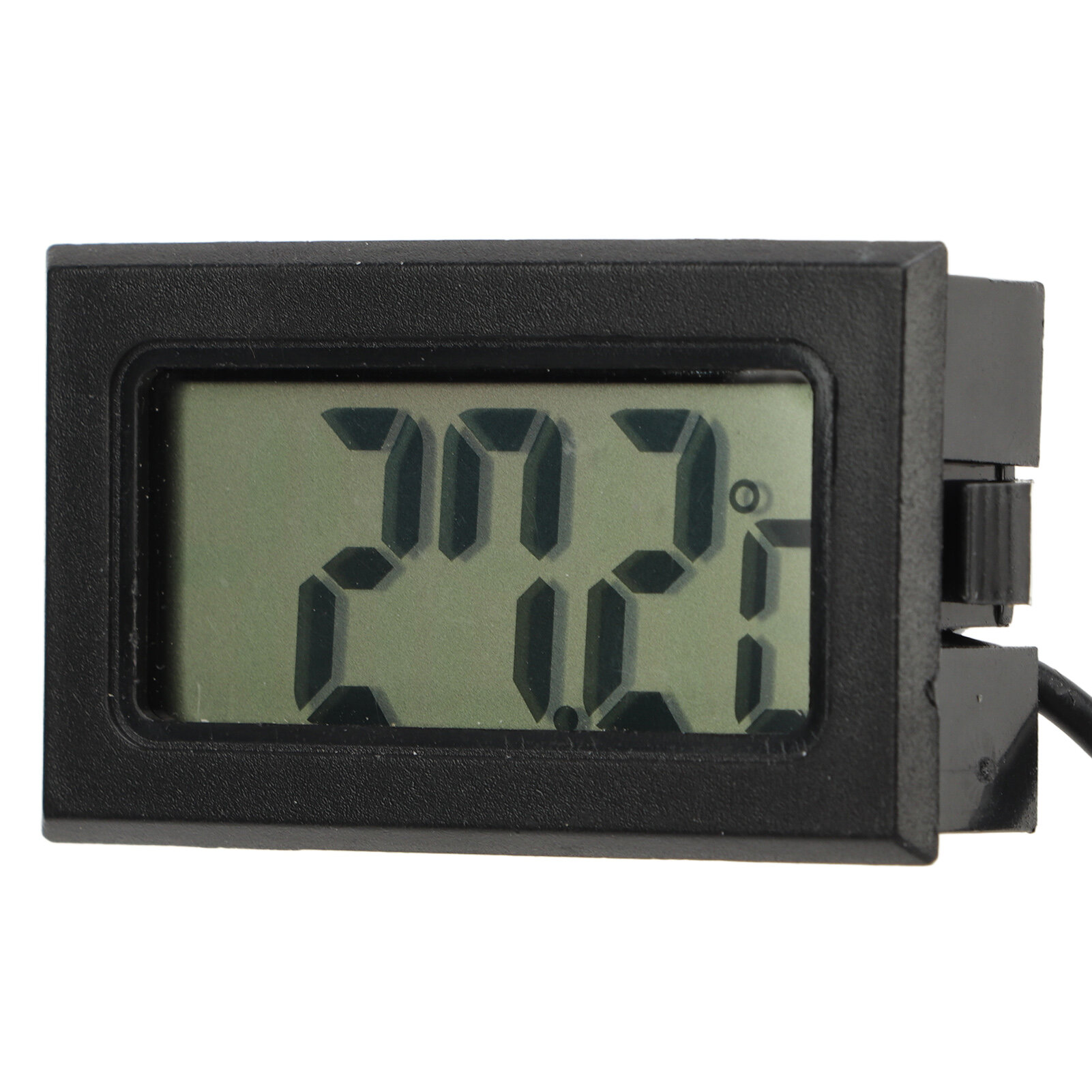 Черный встроенный электронный цифровой термометр с ЖК-дисплеем, водонепроницаемый измеритель температуры зонда для инкубатора
