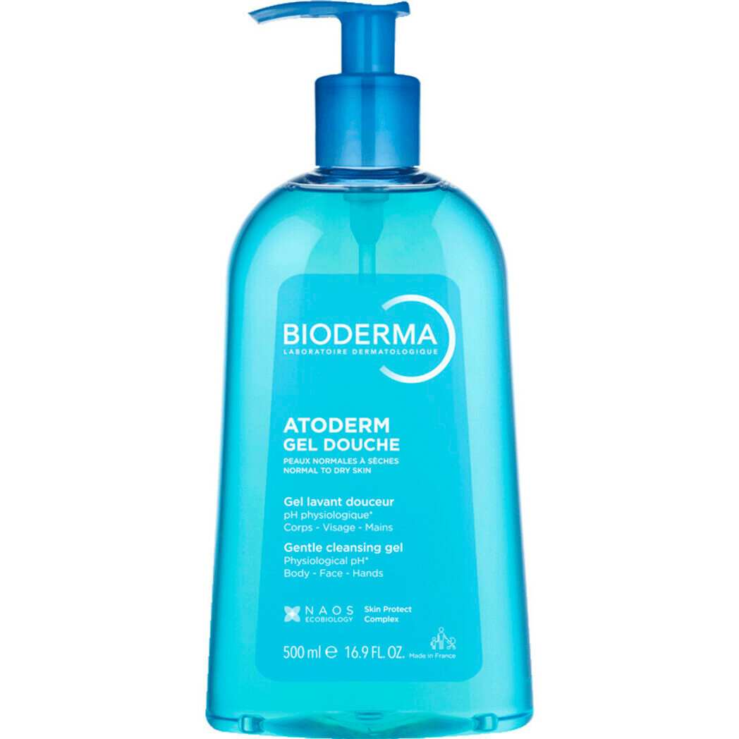 Bioderma Атодерм гель для душа для нормальной и сухой кожи 500 мл