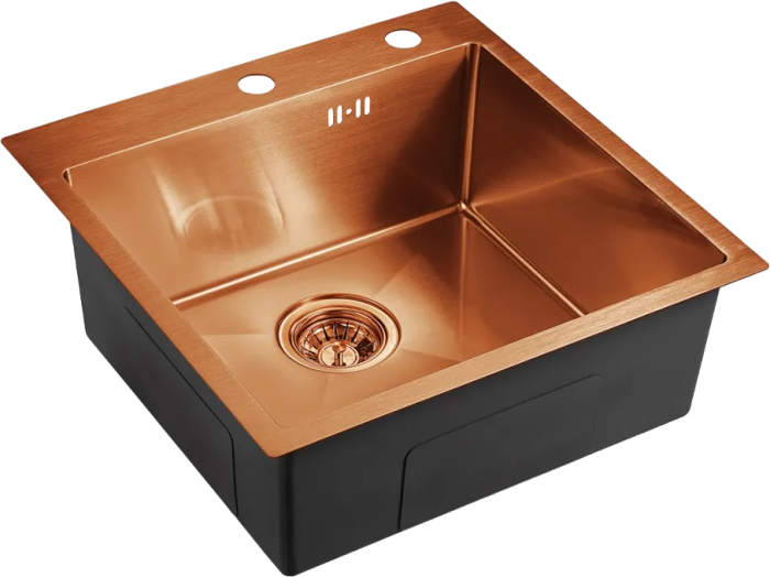 Мойка кухонная Emar PVD EMB-117A PVD Nano Coppery