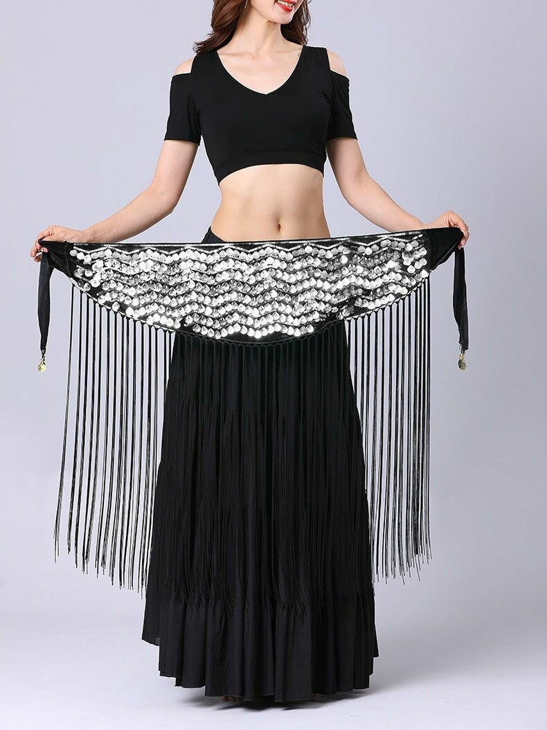 Пояс для восточных танцев, платок для танца живота