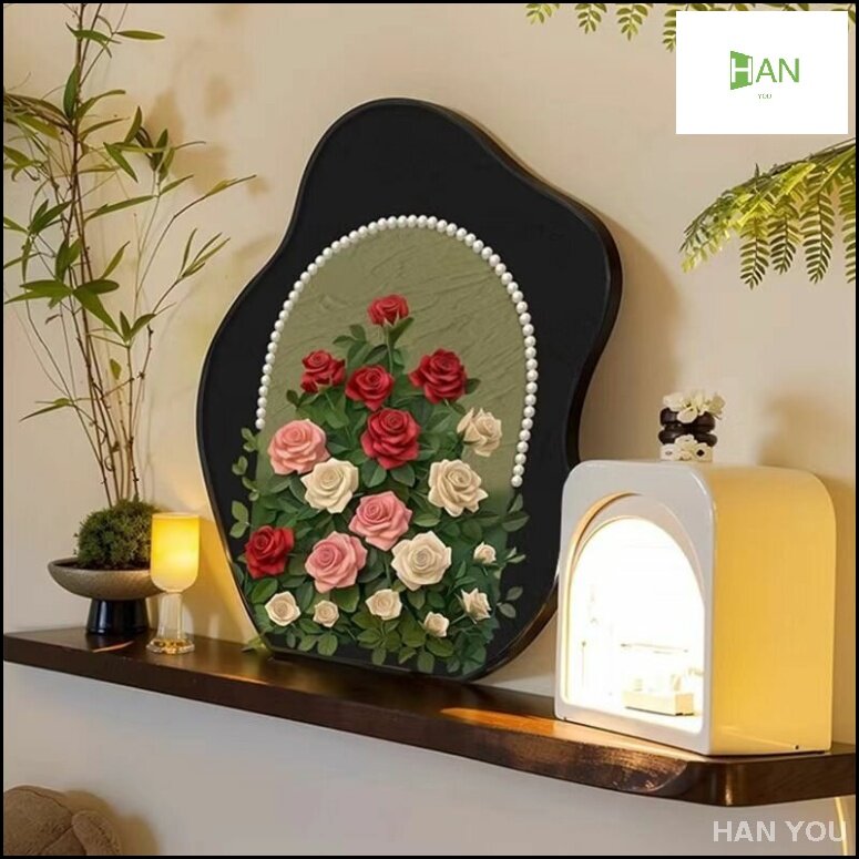 Эксклюзивная ретро роспись Перл роза