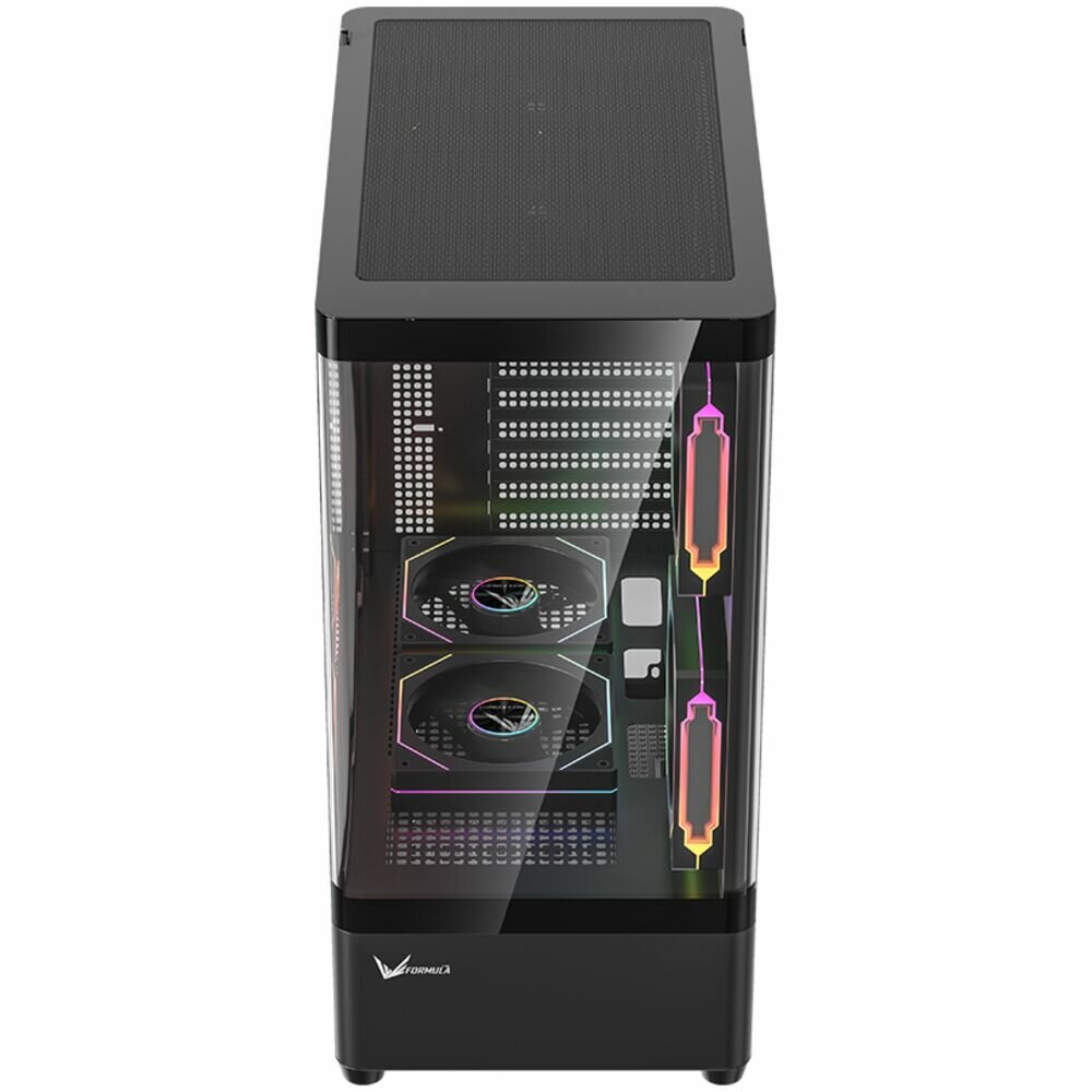 Корпус ATX Miditower Formula Crystal U1 Floe Black