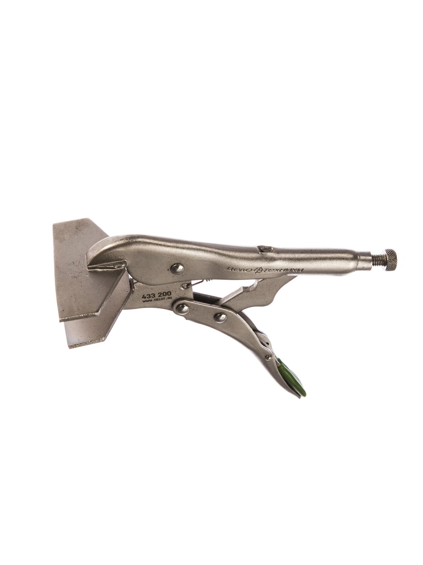 Зажим с фиксацией с плоским захватом SM-тип 200 мм / Дело Техники