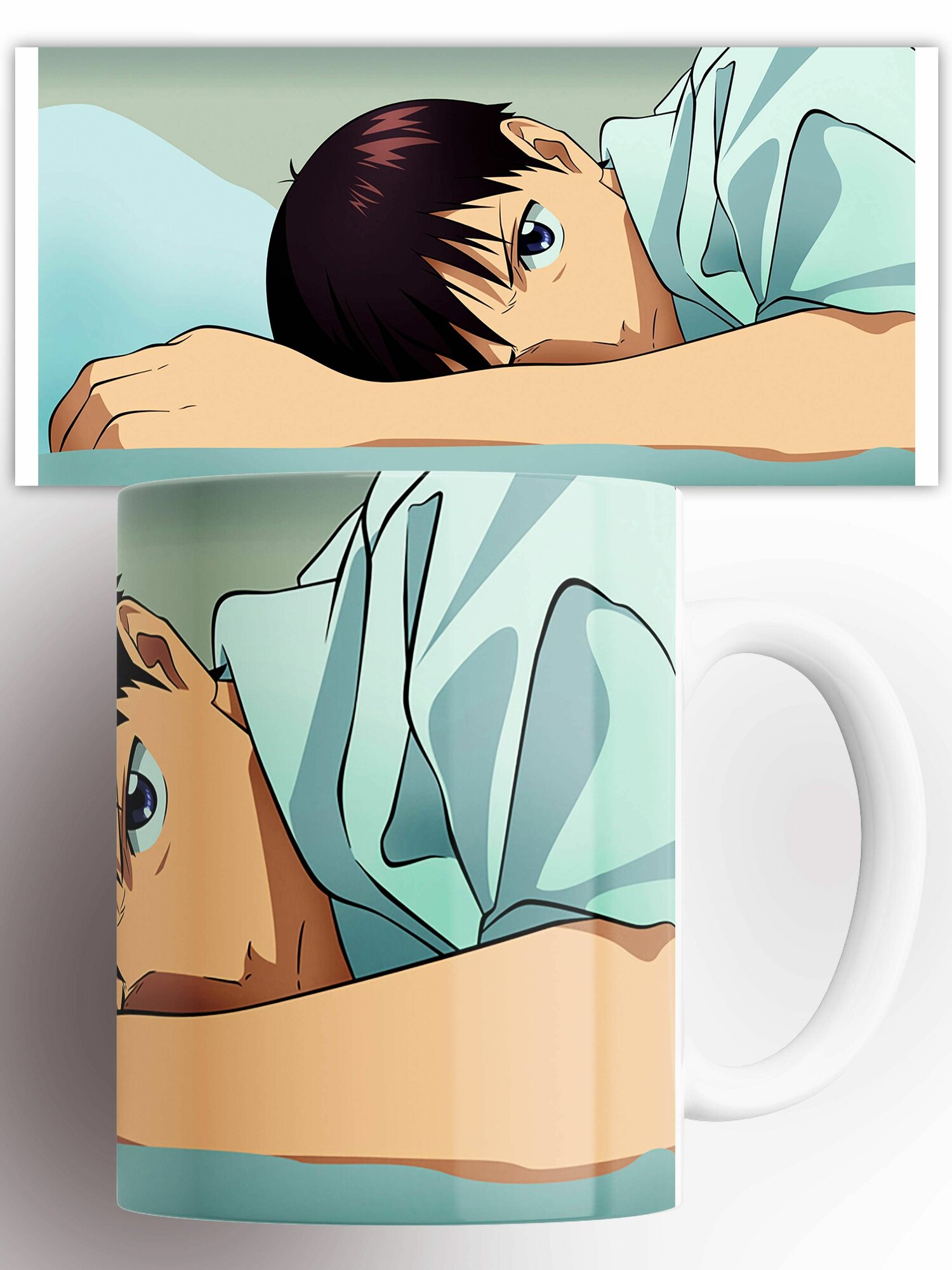 Кружка аниме Евангелион Синдзи Икари Evangelion 330 мл